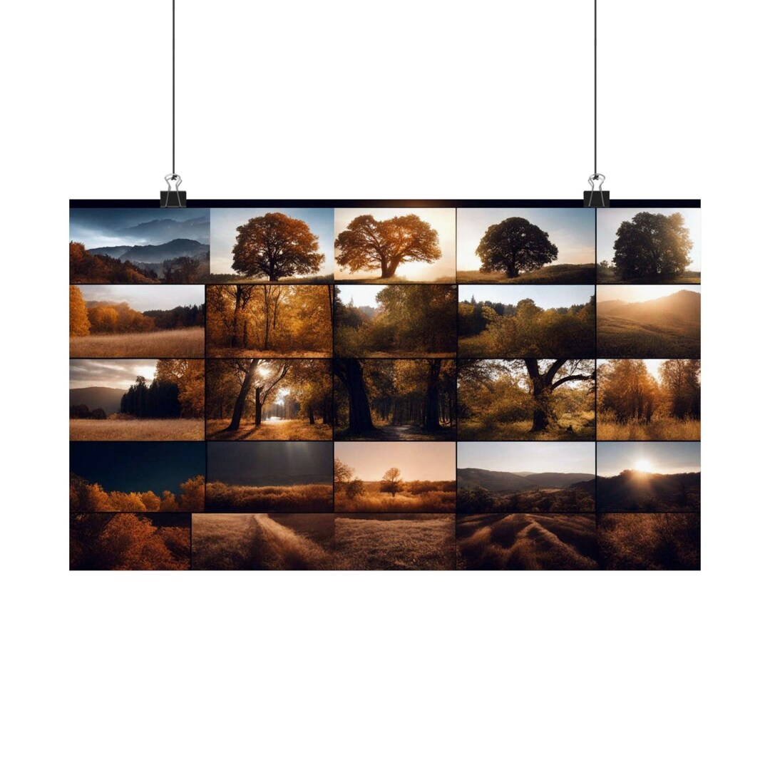 Trees Life Stages Matte 17 X 10 Poster - Etsy