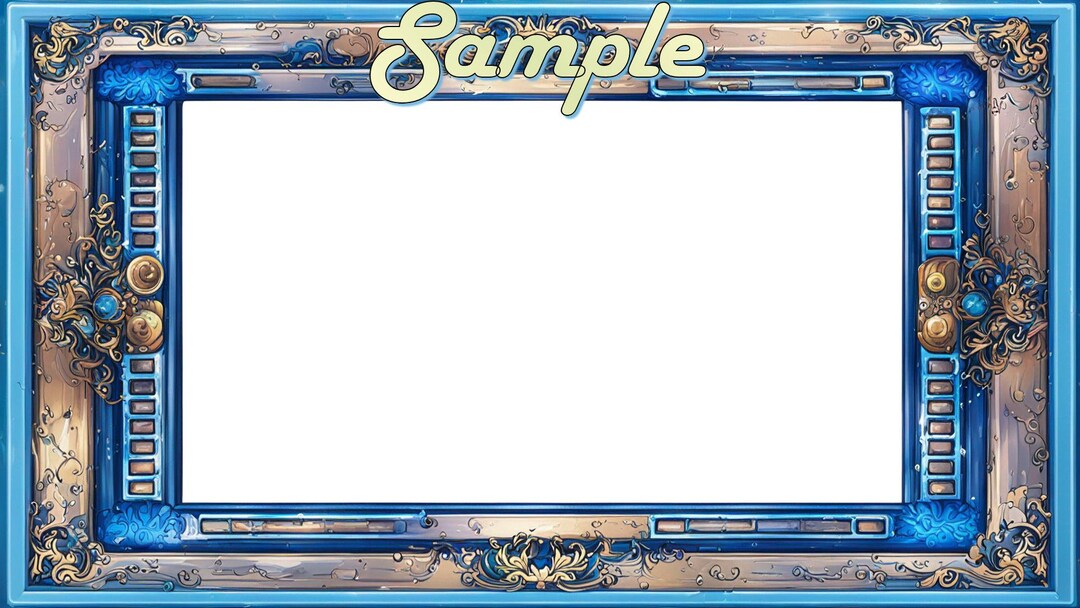 Set of 4 Digital Frames 1920 X 1080 PNG Files - Etsy