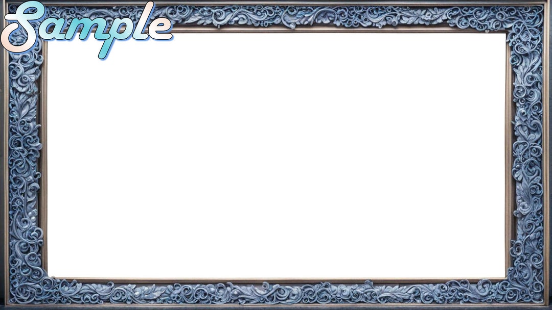 Set of 4 Digital Frames 1920 X 1080 PNG Files - Etsy