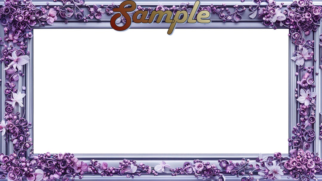 Set of 4 Digital Frames 1920 X 1080 PNG Files - Etsy