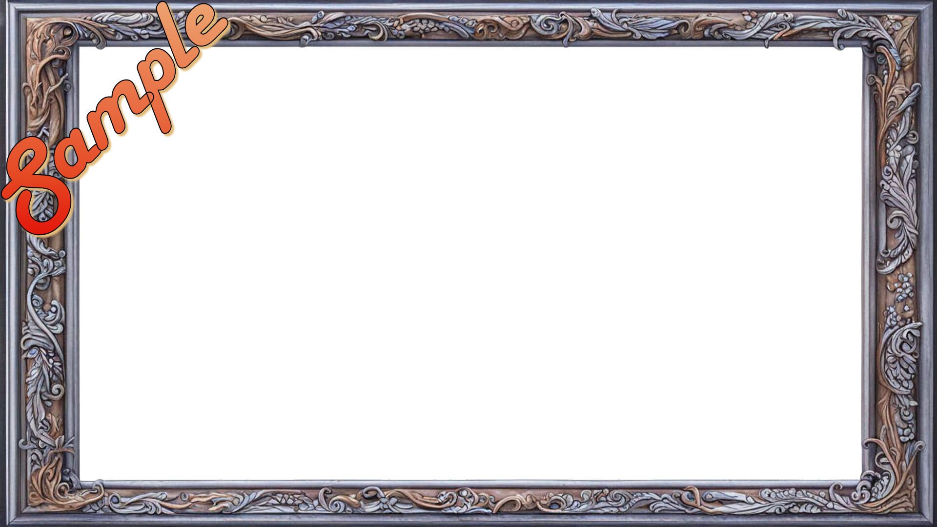 Set of 4 Digital Frames 1920 X 1080 PNG Files - Etsy