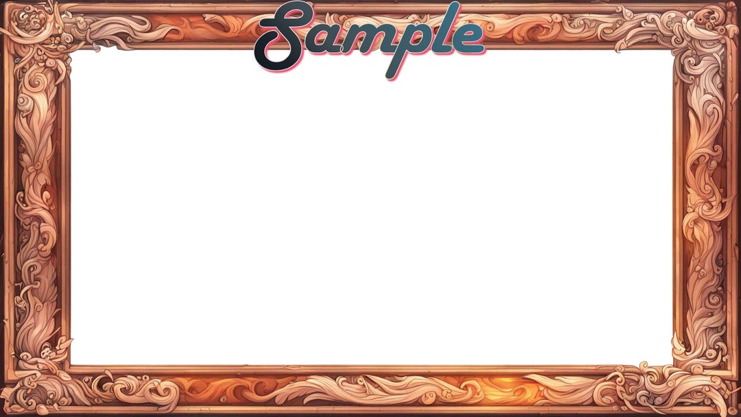 Set of 4 Digital Frames 1920 X 1080 PNG Files - Etsy