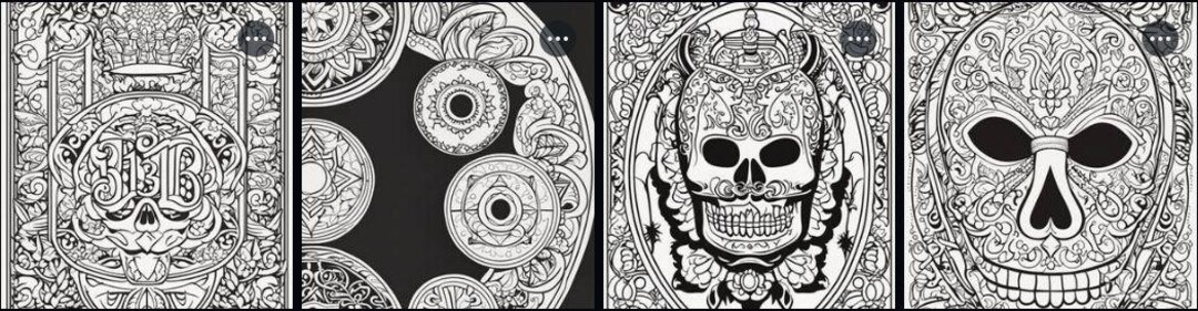 Set of 4 Friday the 13th Coloring Pages - Etsy