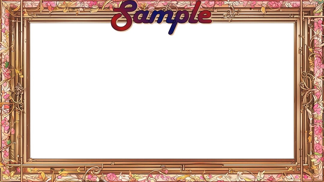Set of 4 Digital Frames 1920 X 1080 PNG Files - Etsy