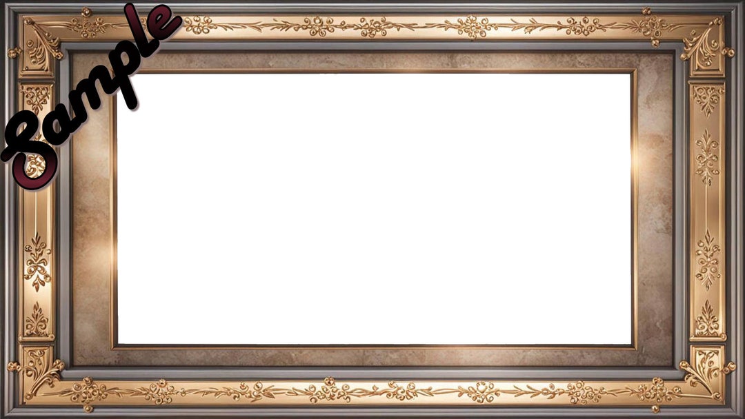 Set of 4 Digital Frames 1920 X 1080 PNG Files - Etsy