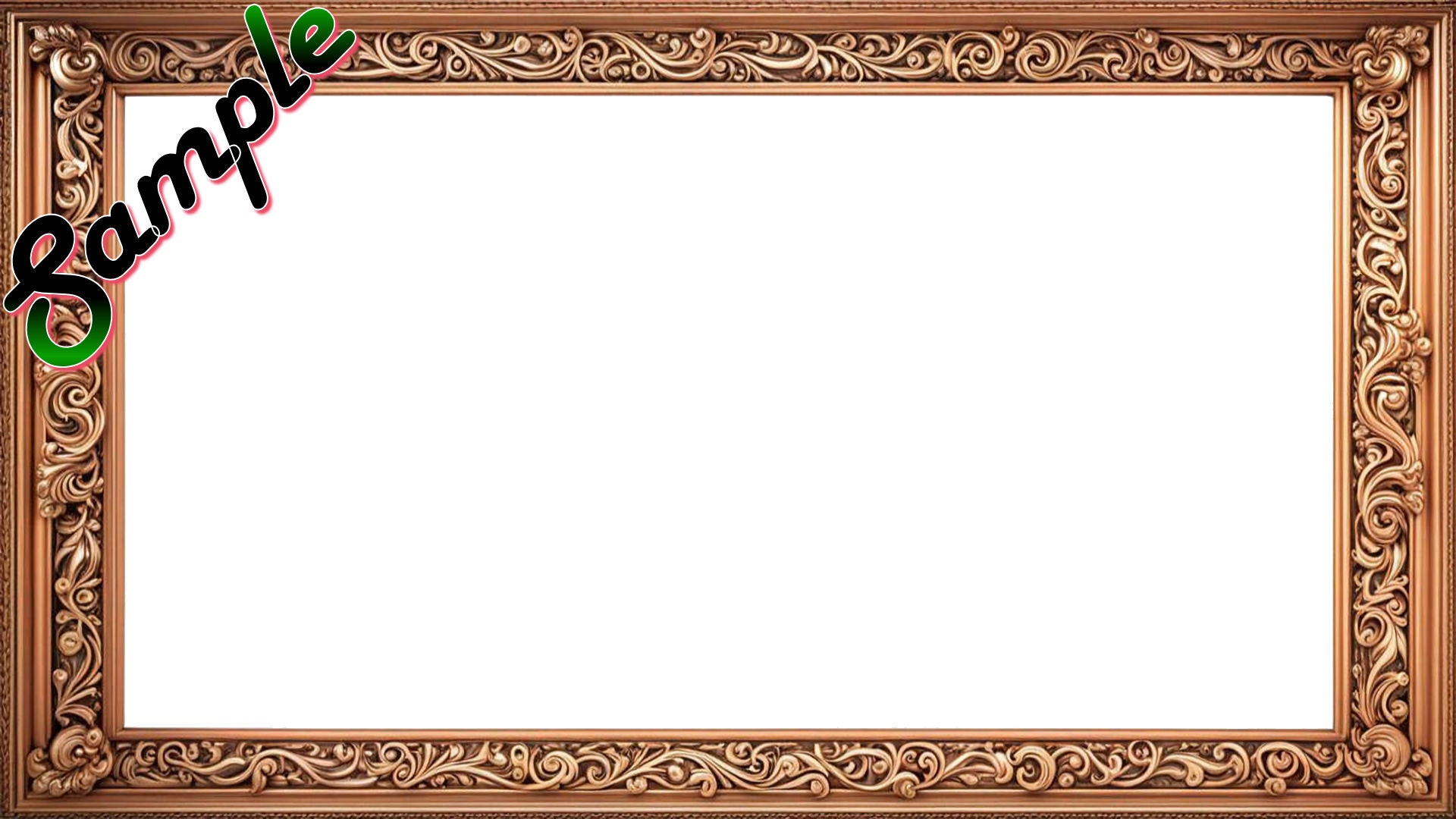 Set of 4 Digital Frames 1920 X 1080 PNG Files - Etsy