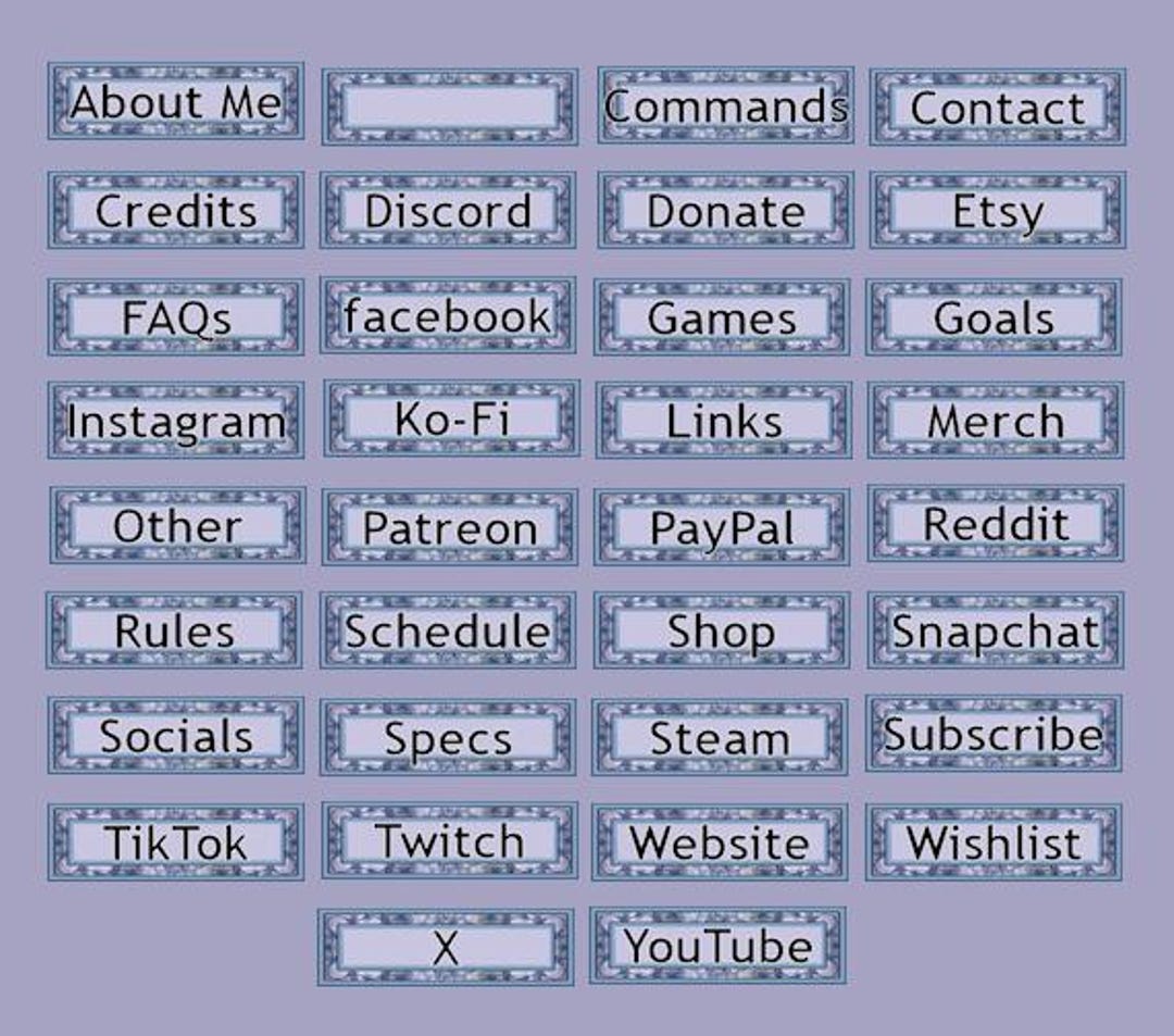 34 Banner Overlay Stream Set for OBS / Twitch / Youtube 239 - Etsy