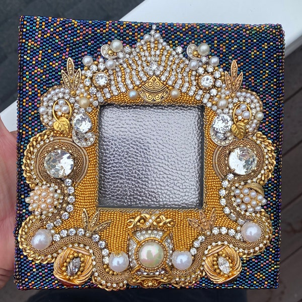 Jeweled Frame - Etsy