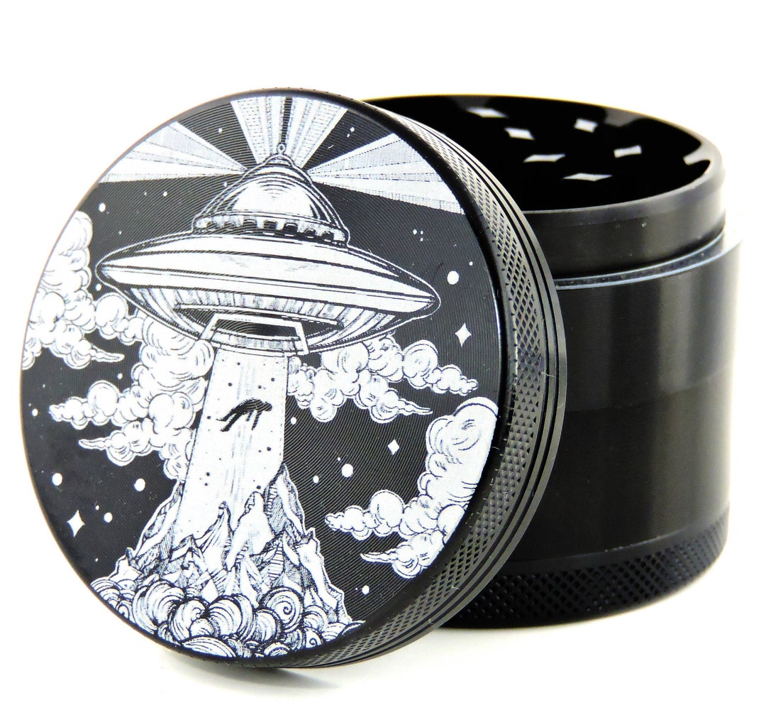 UFO Abduction Herb Grinder Alien Grinder 2.2 4 Piece Grinder - Etsy