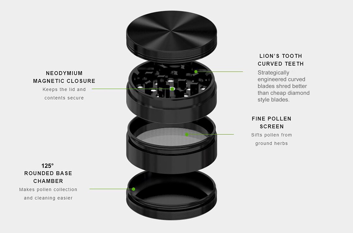 UFO Abduction Herb Grinder Alien Grinder 2.2 4 | Etsy