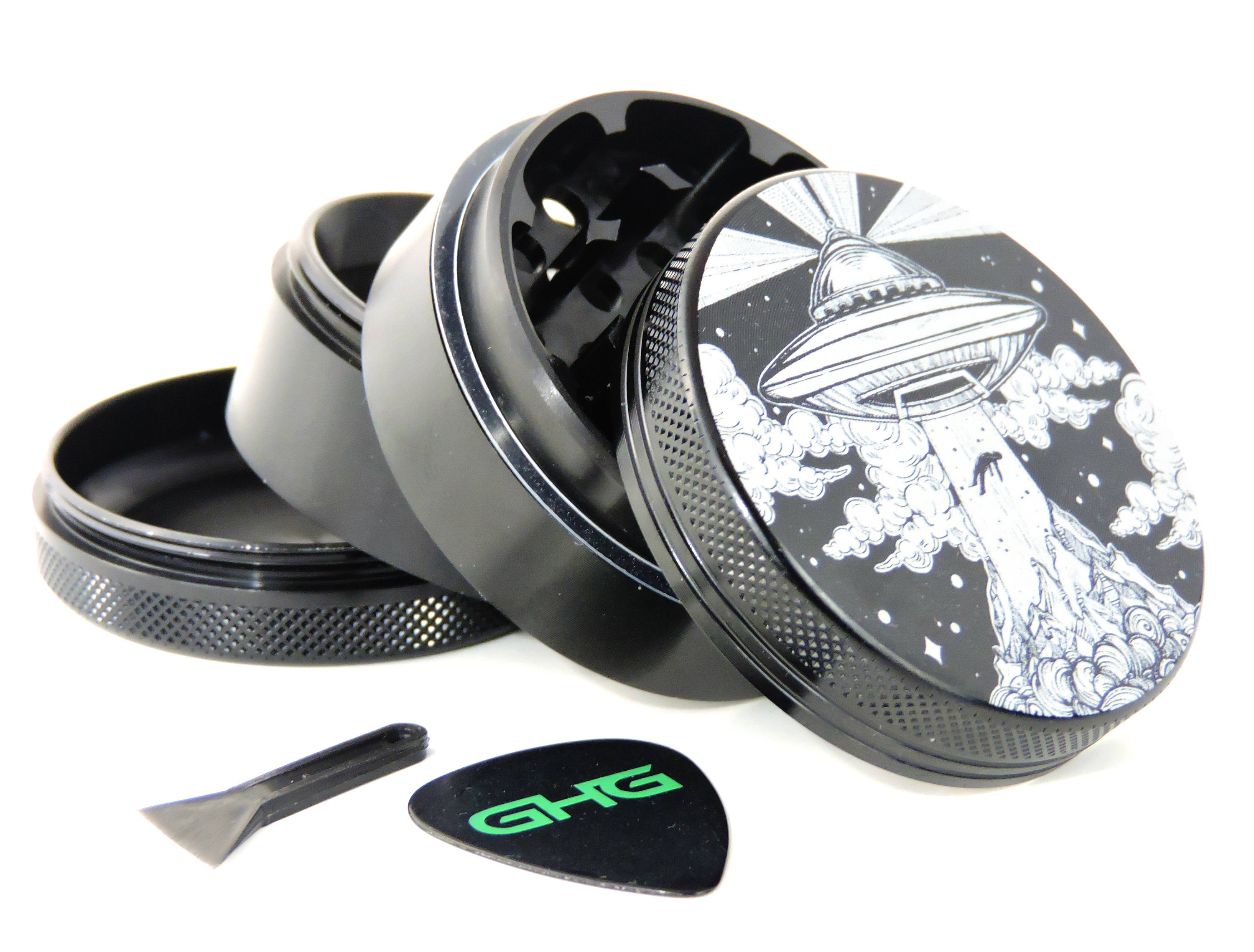 UFO Abduction Herb Grinder Alien Grinder 2.2 4 | Etsy