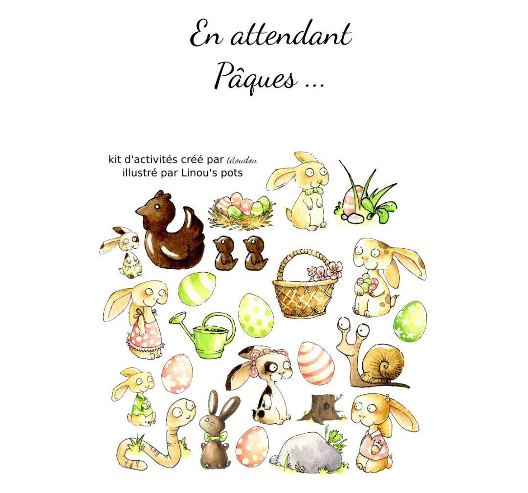 Instant Download waiting for Easter: a Children's Educational ...