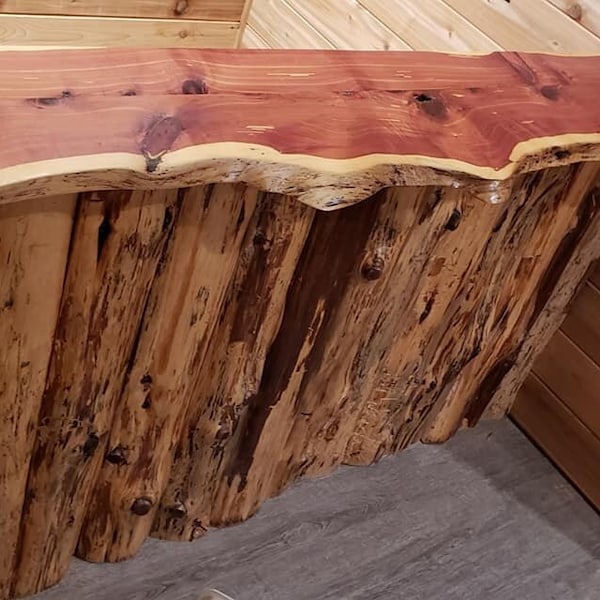 Live Edge Bar - Etsy