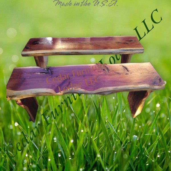 Cedar Bench - Etsy