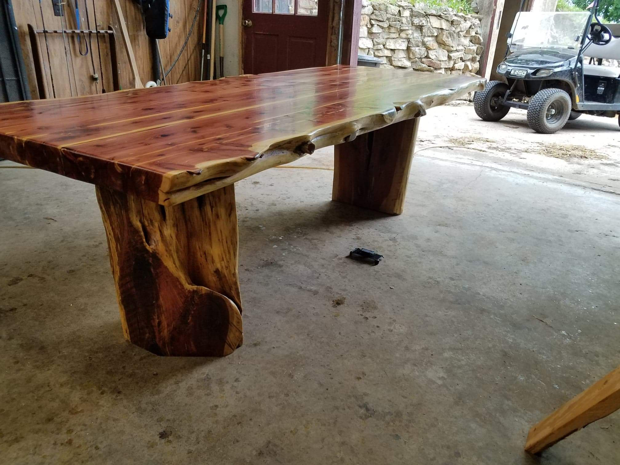 Cedar Dining Room Table