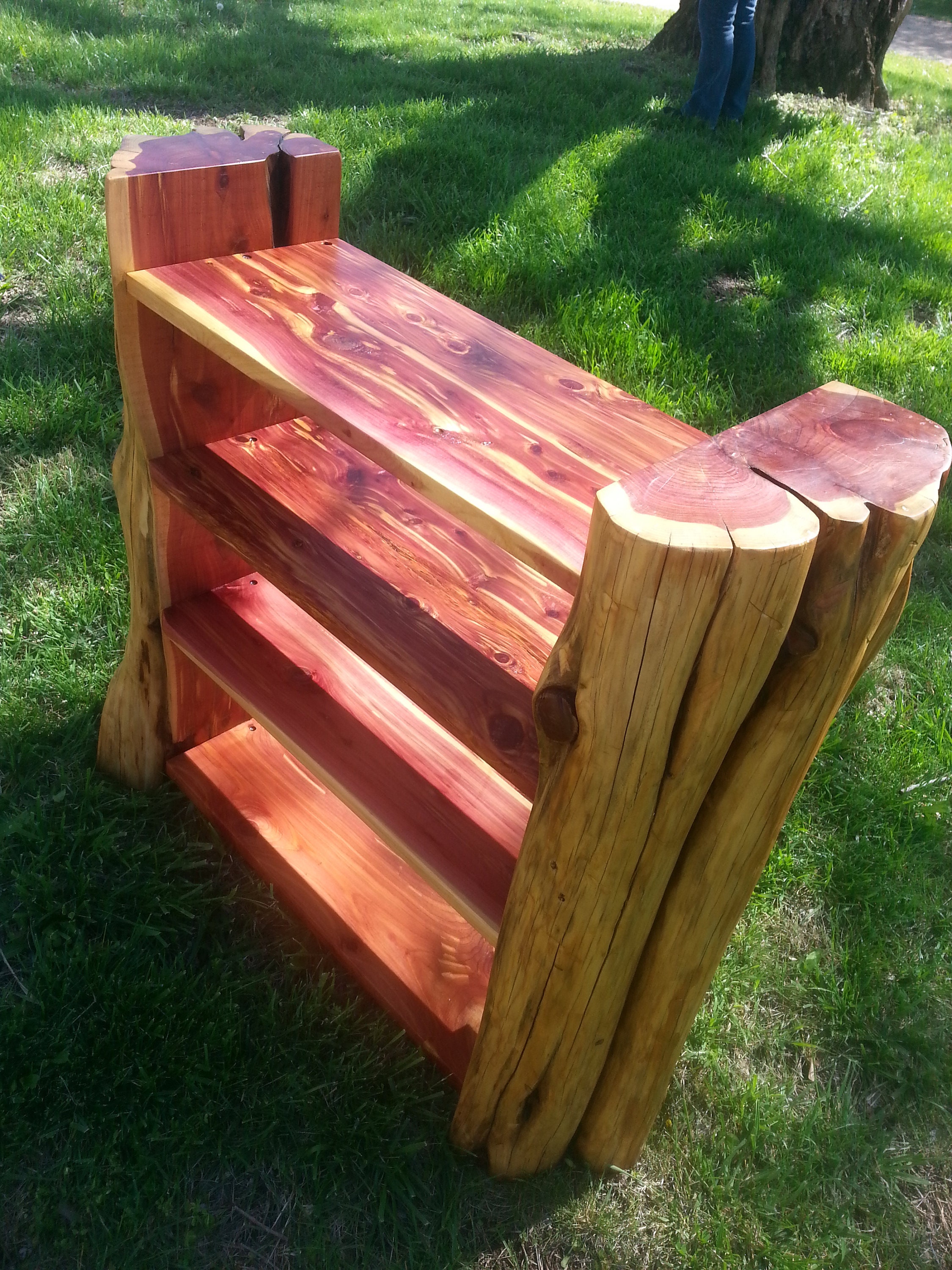 Small Cedar Bookshelf | Etsy