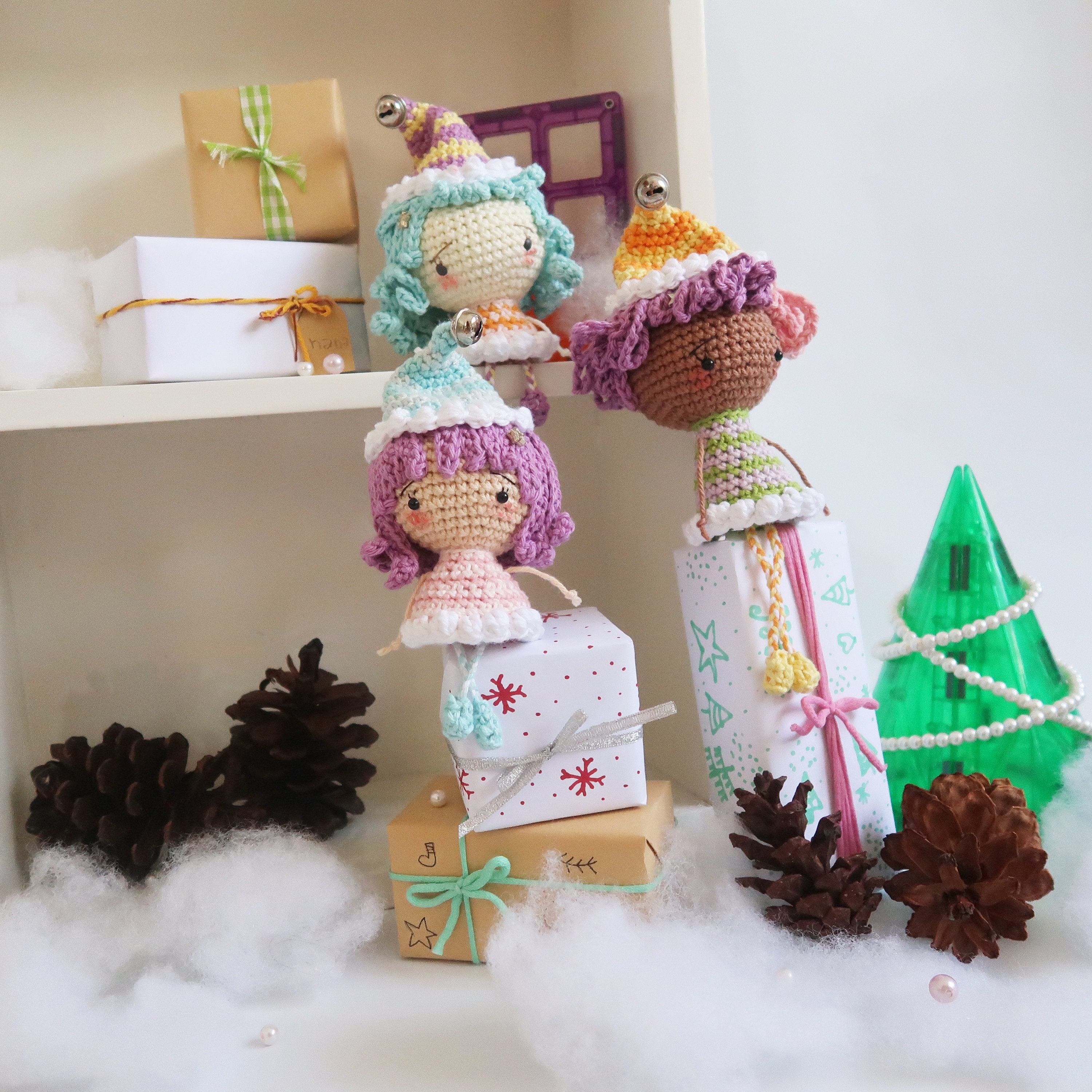 Twinkle Tinsel Toffeeapple Christmas Elves - Etsy