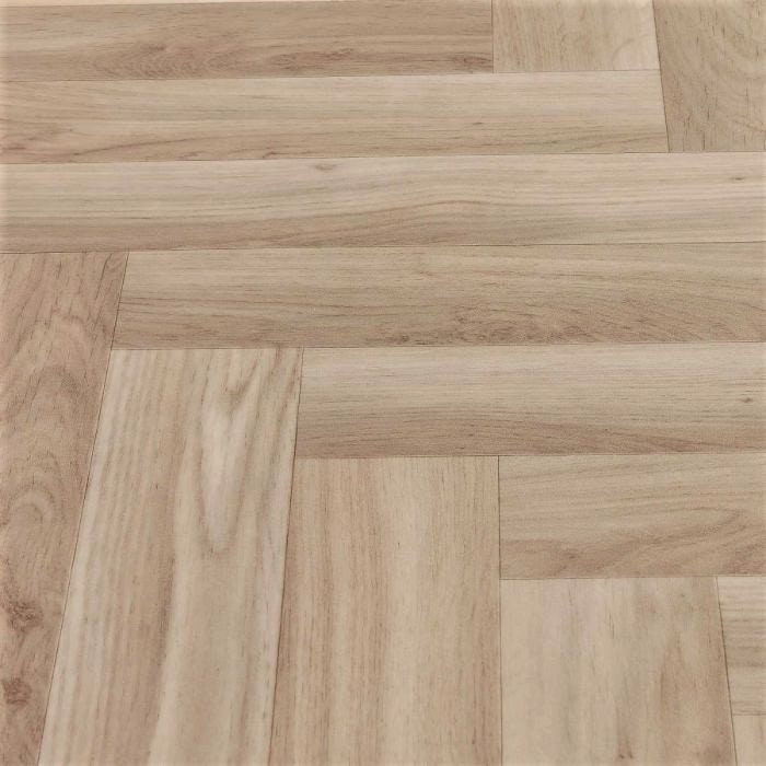 Herringbone Parquet Light Oak Sheet Vinyl Flooring. 2 Metre - Etsy
