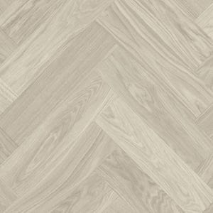 Herringbone Parquet Light Oak Sheet Vinyl Flooring. 2 Metre Wide Roll ...