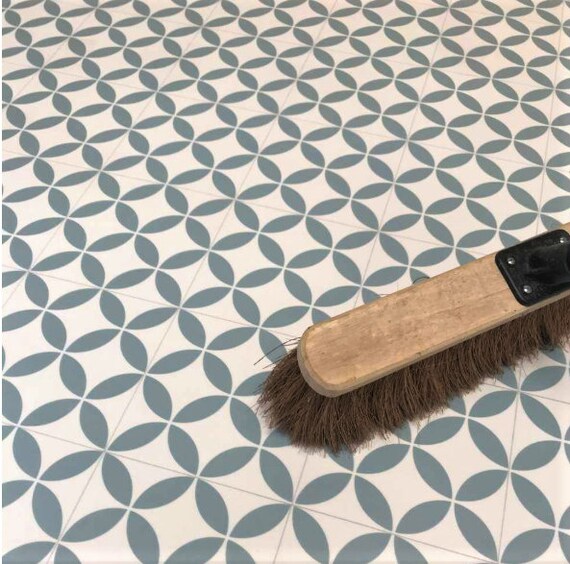 Blue Vinyl Flooring Roll – Flooring Site