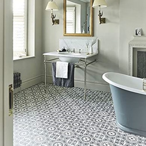 SAMPLE. Fes Blue Sheet Vinyl Flooring - Etsy UK