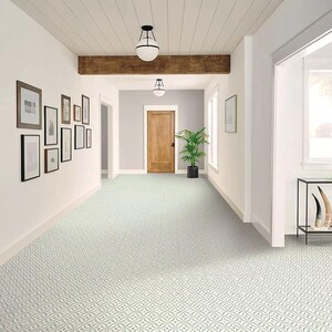 Mid Century Light Green Sheet Vinyl Flooring. 3 Metre Wide Roll. (118 ...