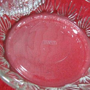 Vintage Avon Crystal Cut Candy Dish With Lid - Etsy