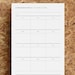 Quarterly Overview Printable Undated Project Organiser Year at A Glance ...