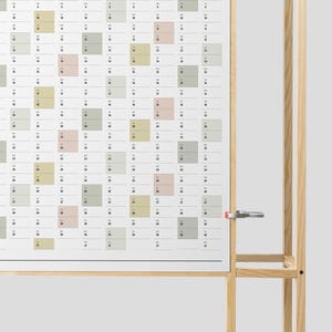 2025 Portrait Wall Planner | Printable PDF | A2 & A1 Yearly Calendar ...