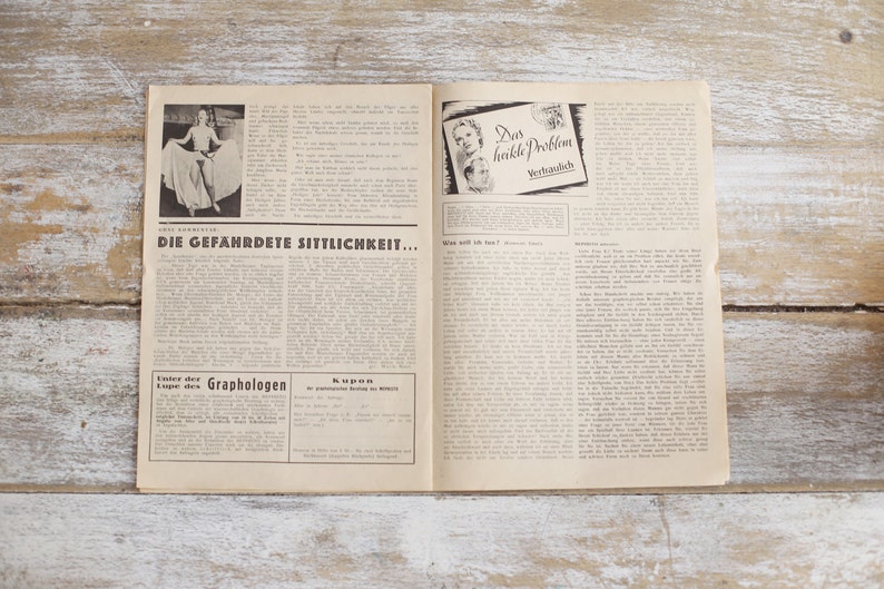 Mephisto, Vintage Austrian Adult Magazine Vintage Pin Ups Retro ...