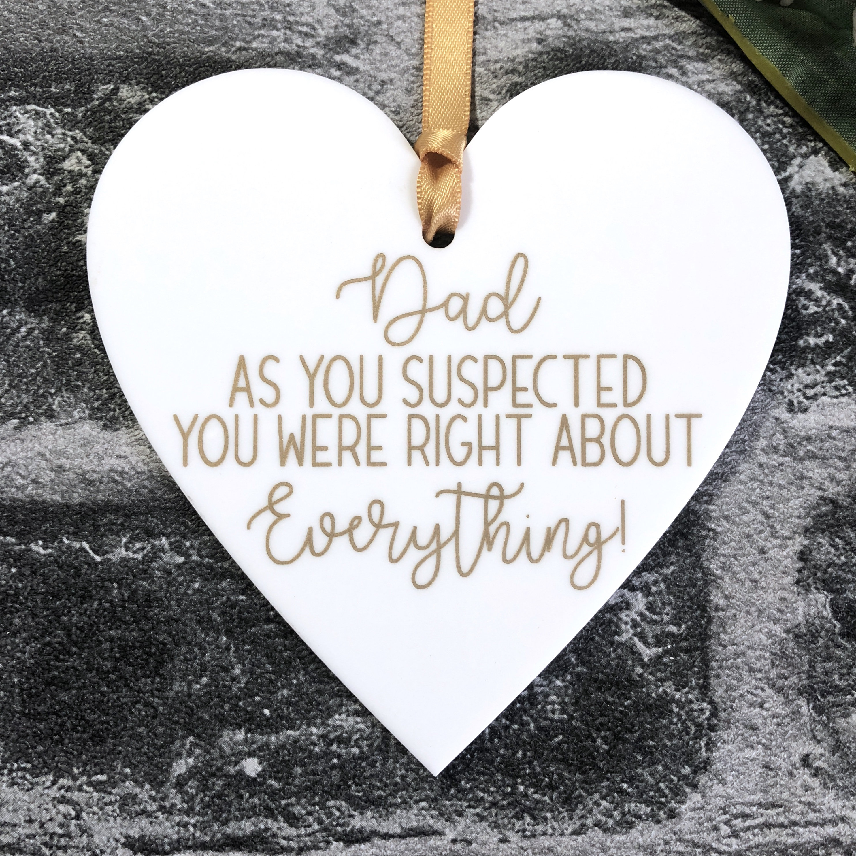 Dad You Were Right Plaque Funny Dad Gifts Novelty Dad Sign - Etsy