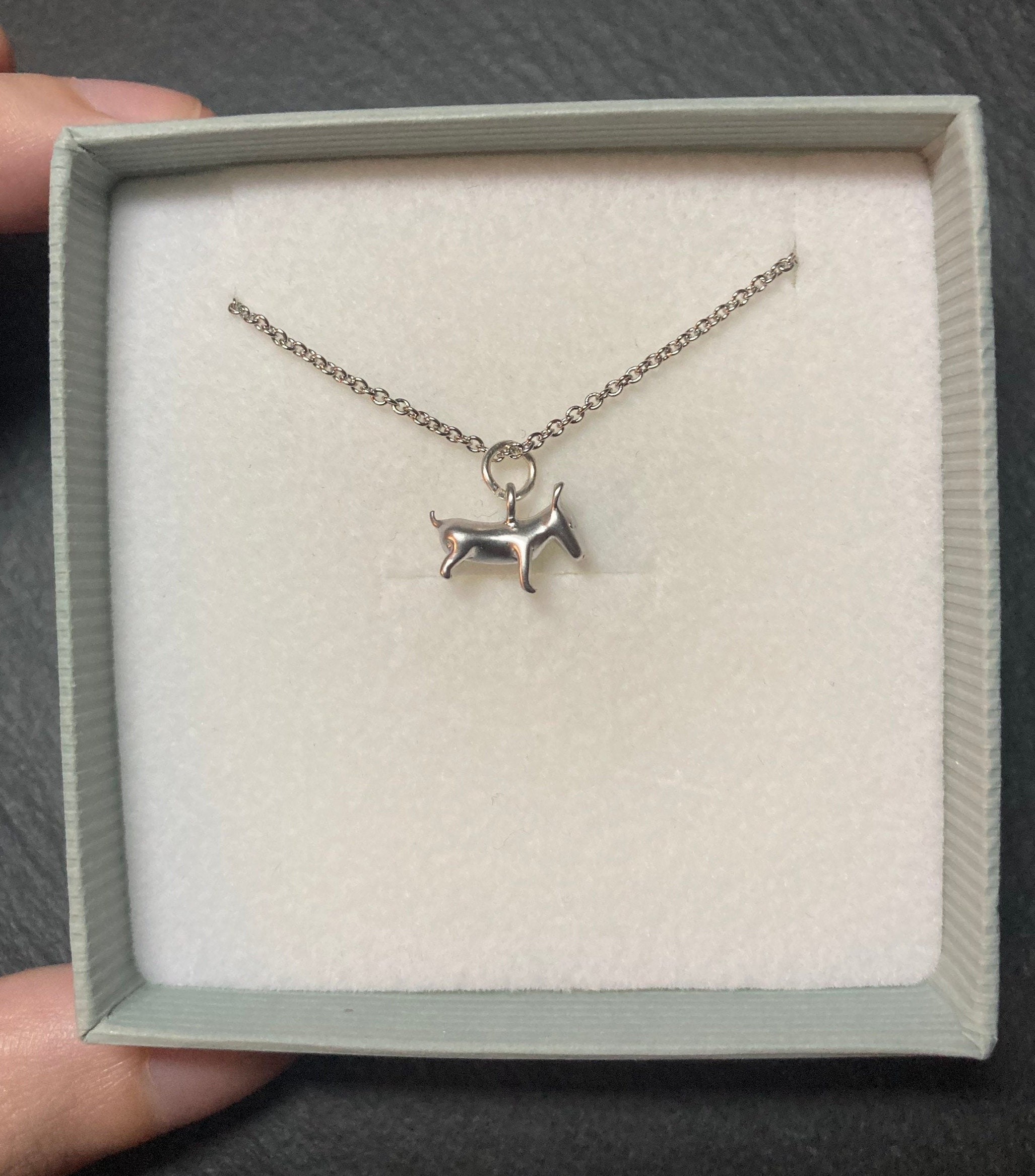 Dog Necklace. Gold Dog Necklace. Silver Dog Necklace. Animal - Etsy