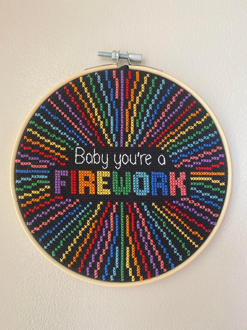 You're A Firework Modern Cross Stitch PDF Pattern Instant - Etsy