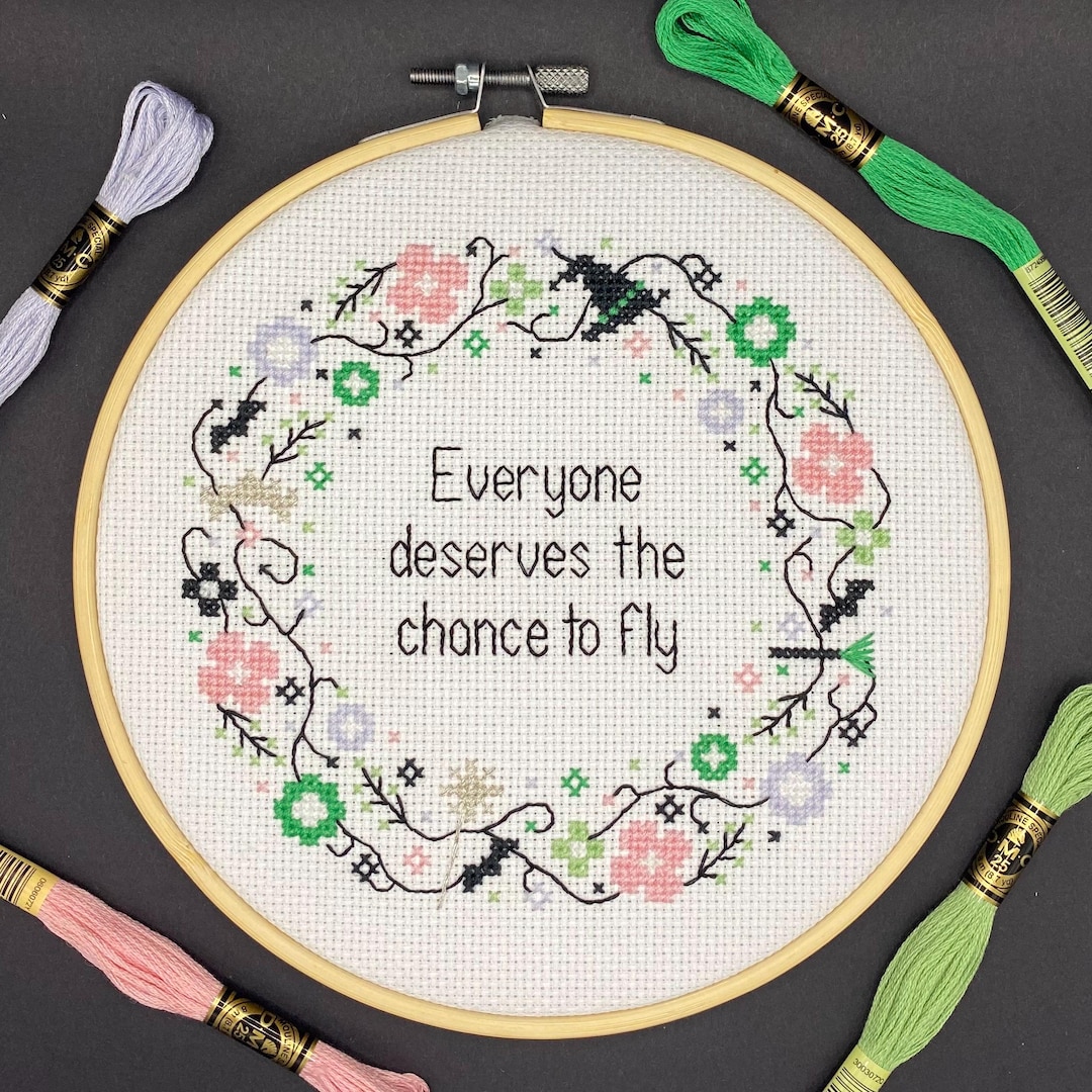 Wicked Inspired Modern Cross Stitch PDF Pattern Instant Download - Etsy