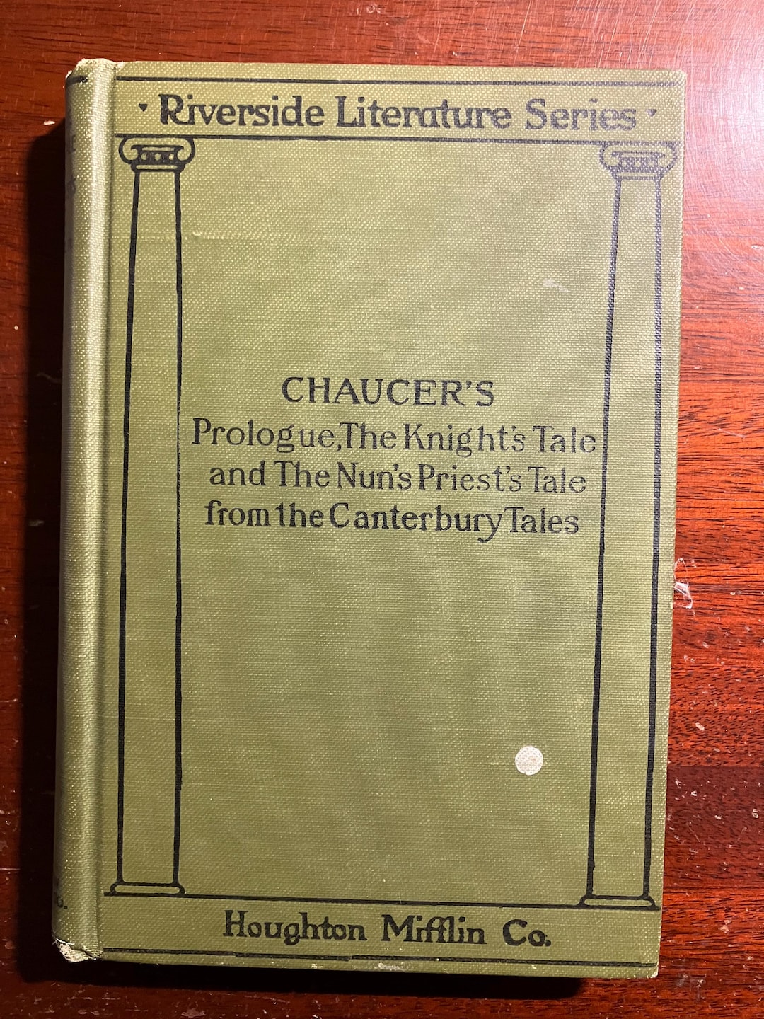 Chaucer’s Prologue the Knight’s Tale Canterbury Tales Houghton Mifflin ...