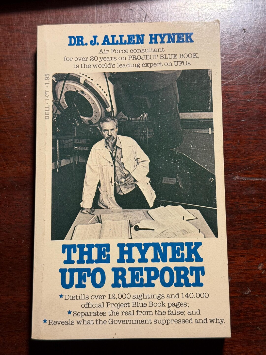 The Hynek UFO Report J Allen Hynek 1977 1970s Vintage Mass Market ...