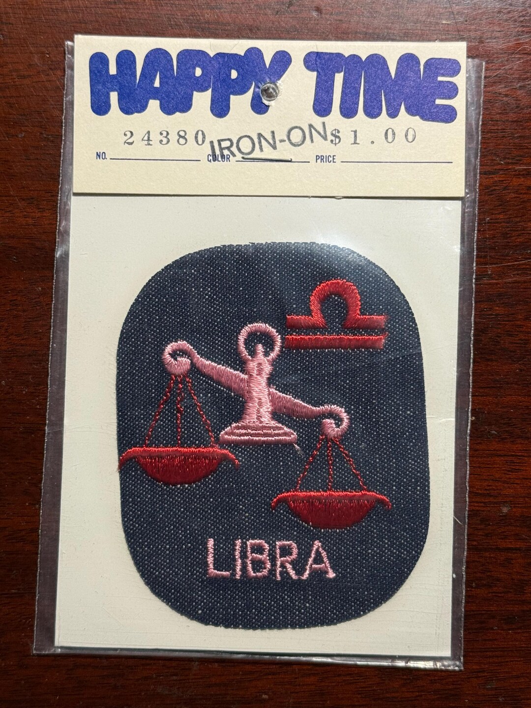 Libra Happy Time Vintage Iron-on Patch Astrology Astrological - Etsy