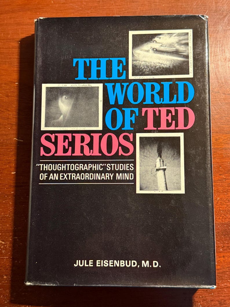 The World of Ted Serios Jule Eisenbud Thoutographic 1967 1960s Vintage ...