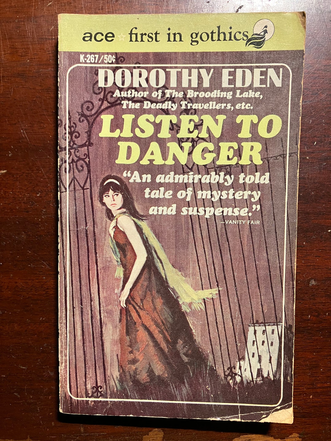 Listen to Danger Dorothy Eden Ace 1957 1950s Gothic Horror Vintage Mass ...