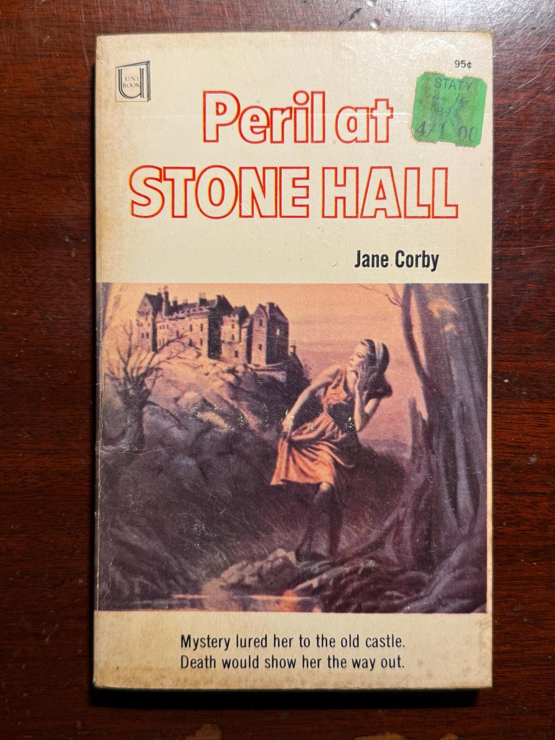Peril at Stone Hall Jane Corby Gothic Horror 1969 1960s Vintage ...
