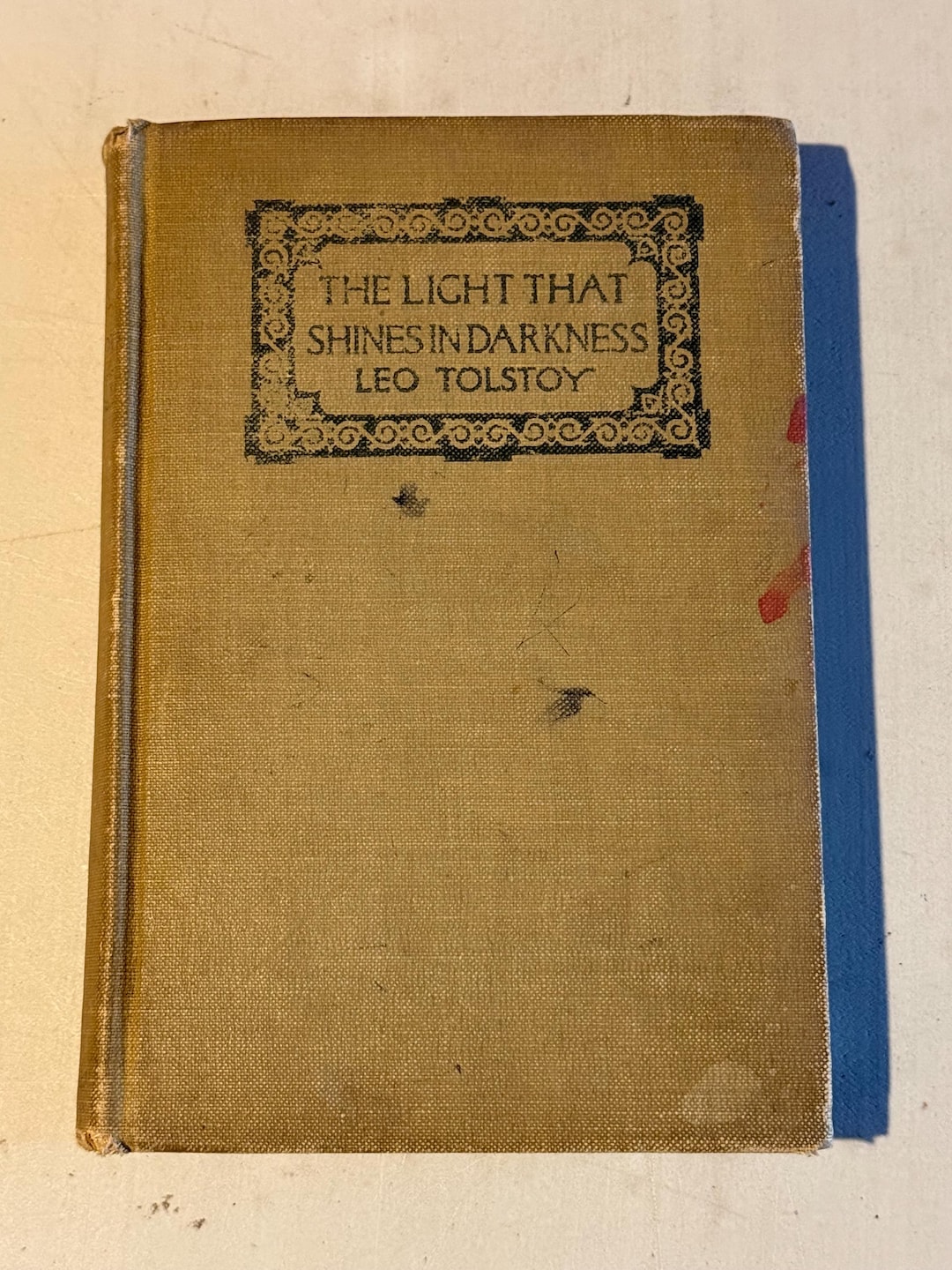 The Light That Shines in Darkness Leo Tolstoy 1912 1910s Vintage ...