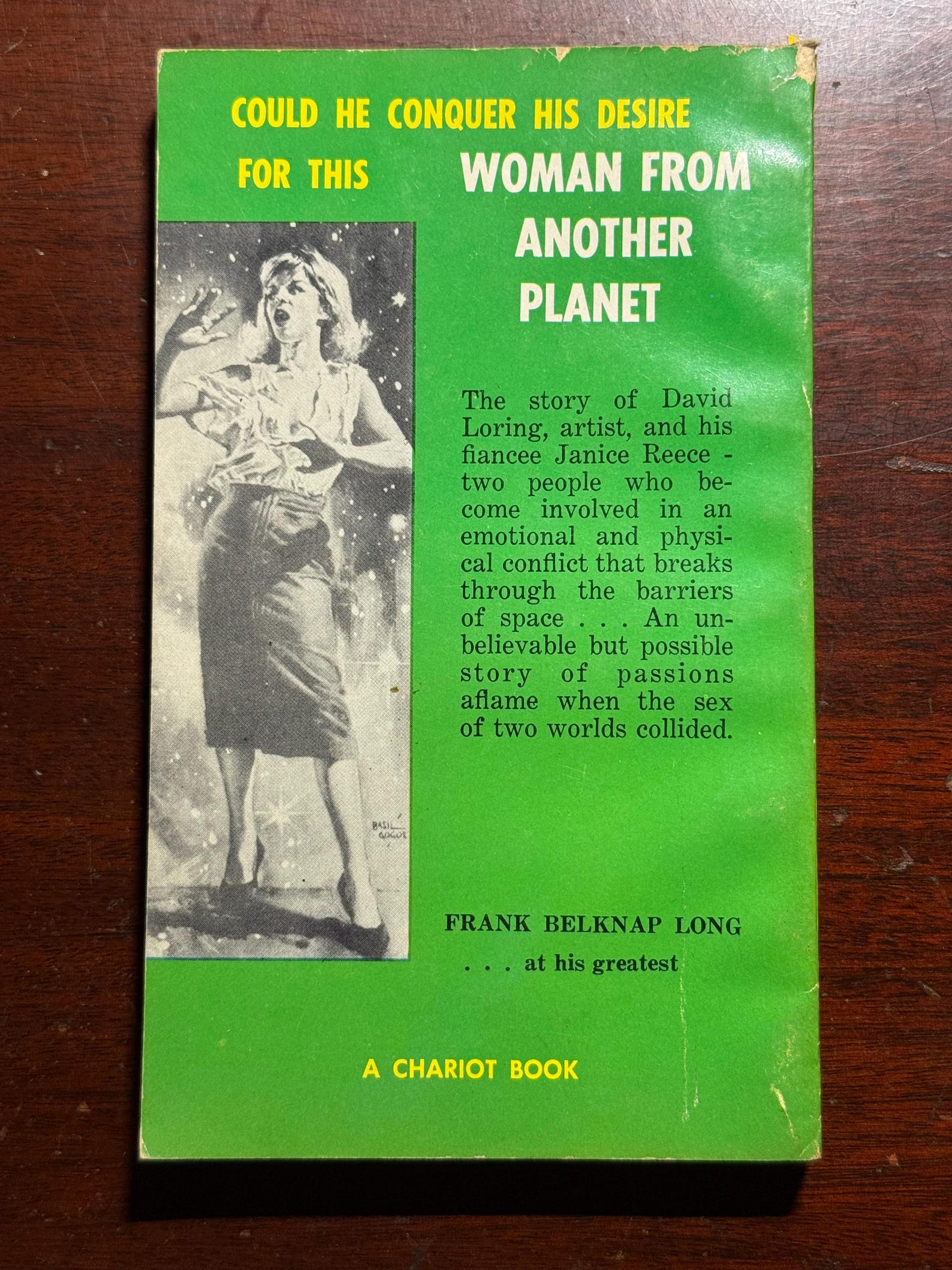 Woman From Another Planet Frank Long 1960 1960s Vintage Mass Market ...