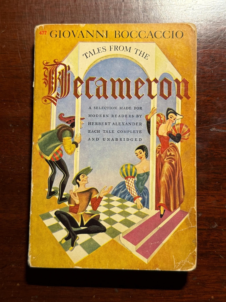 Tales From the Decameron Giovanni Boccaccio 1948 1940s Vintage Mass ...