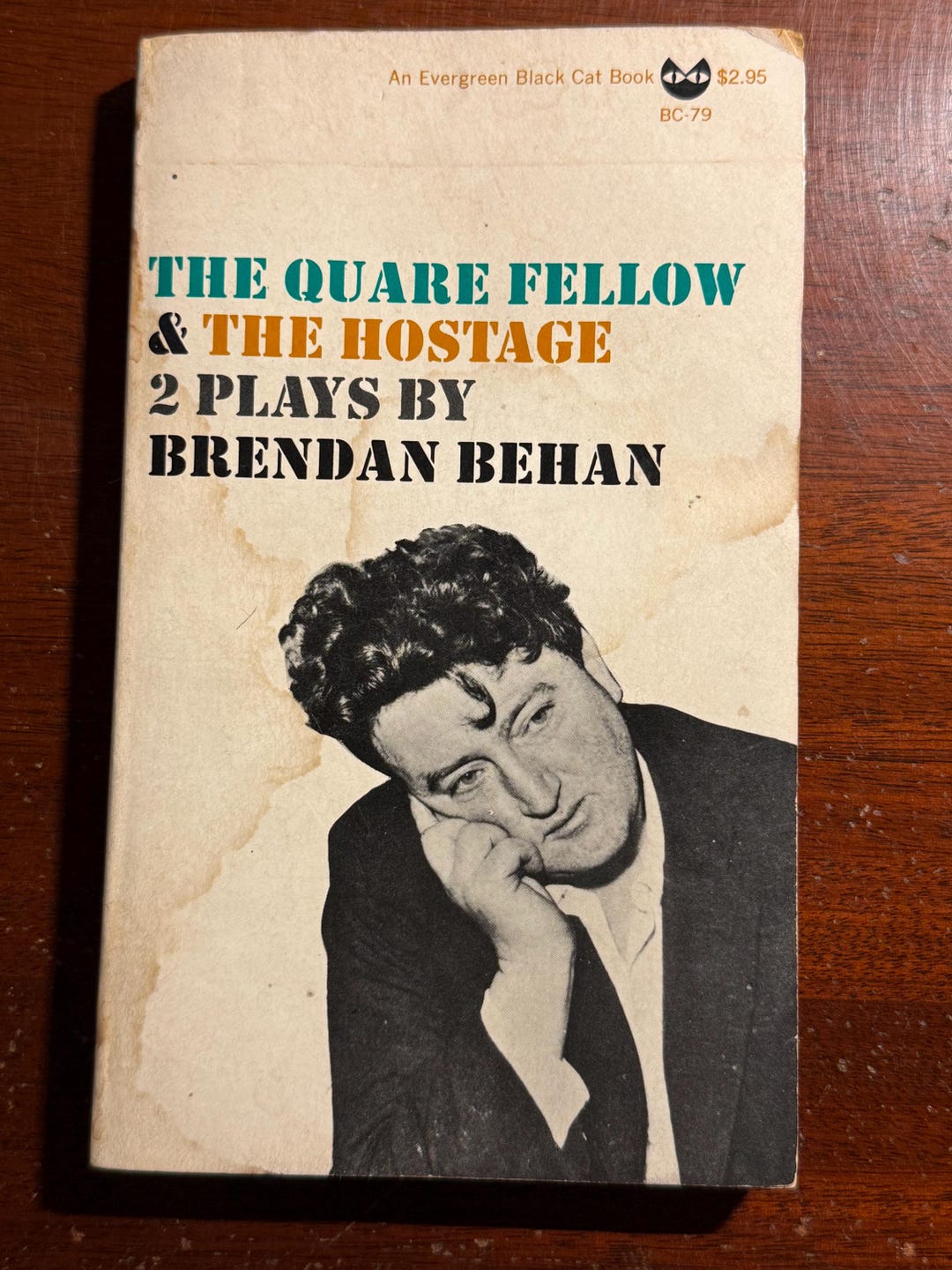 Brendan Behan the Quare Fellow the Hostage 2 Plays 1964 1960s Vintage ...