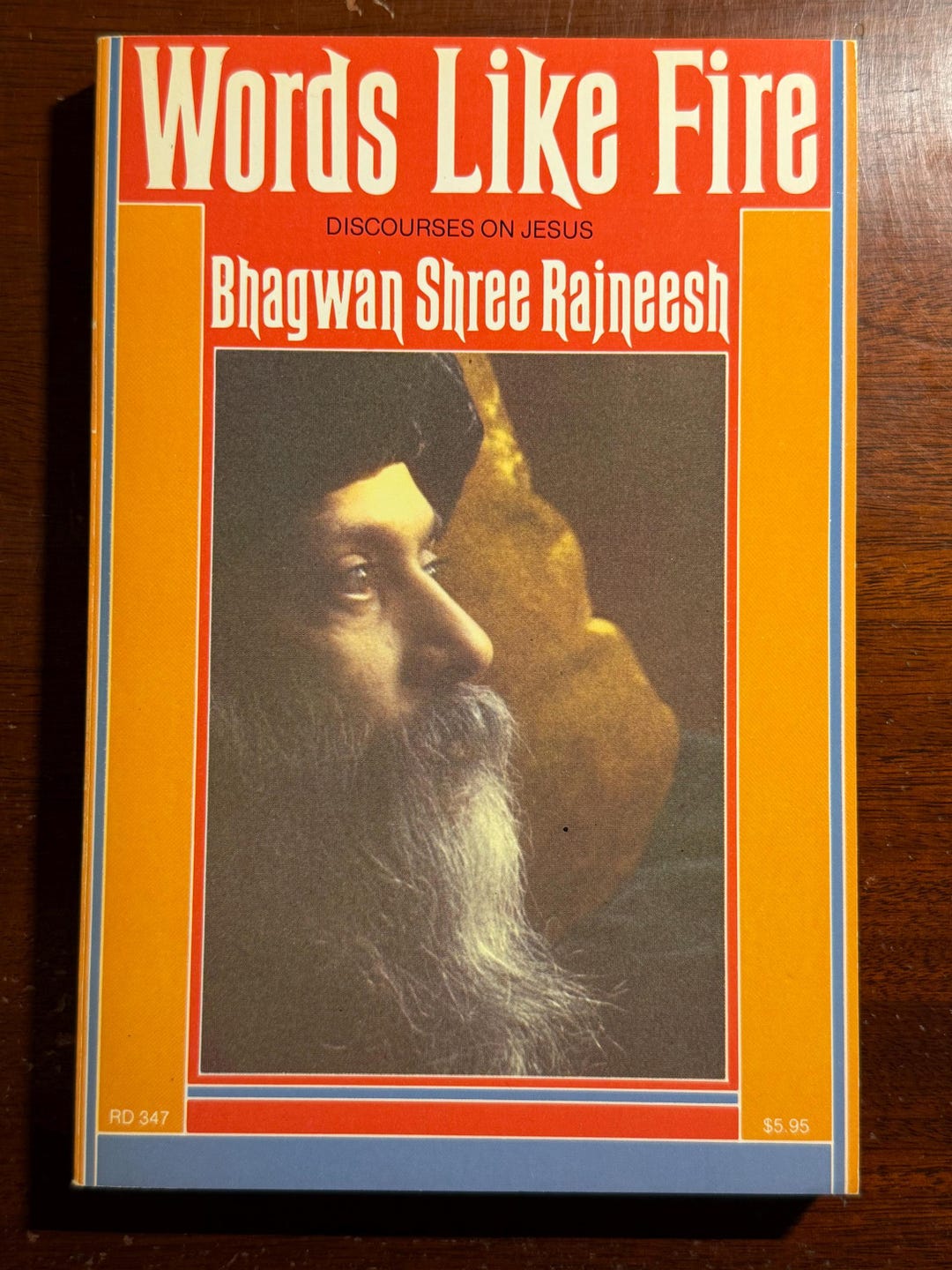 Words Like Fire Bhagwan Shree Rajneesh 1976 1970s Vintage Paperback ...