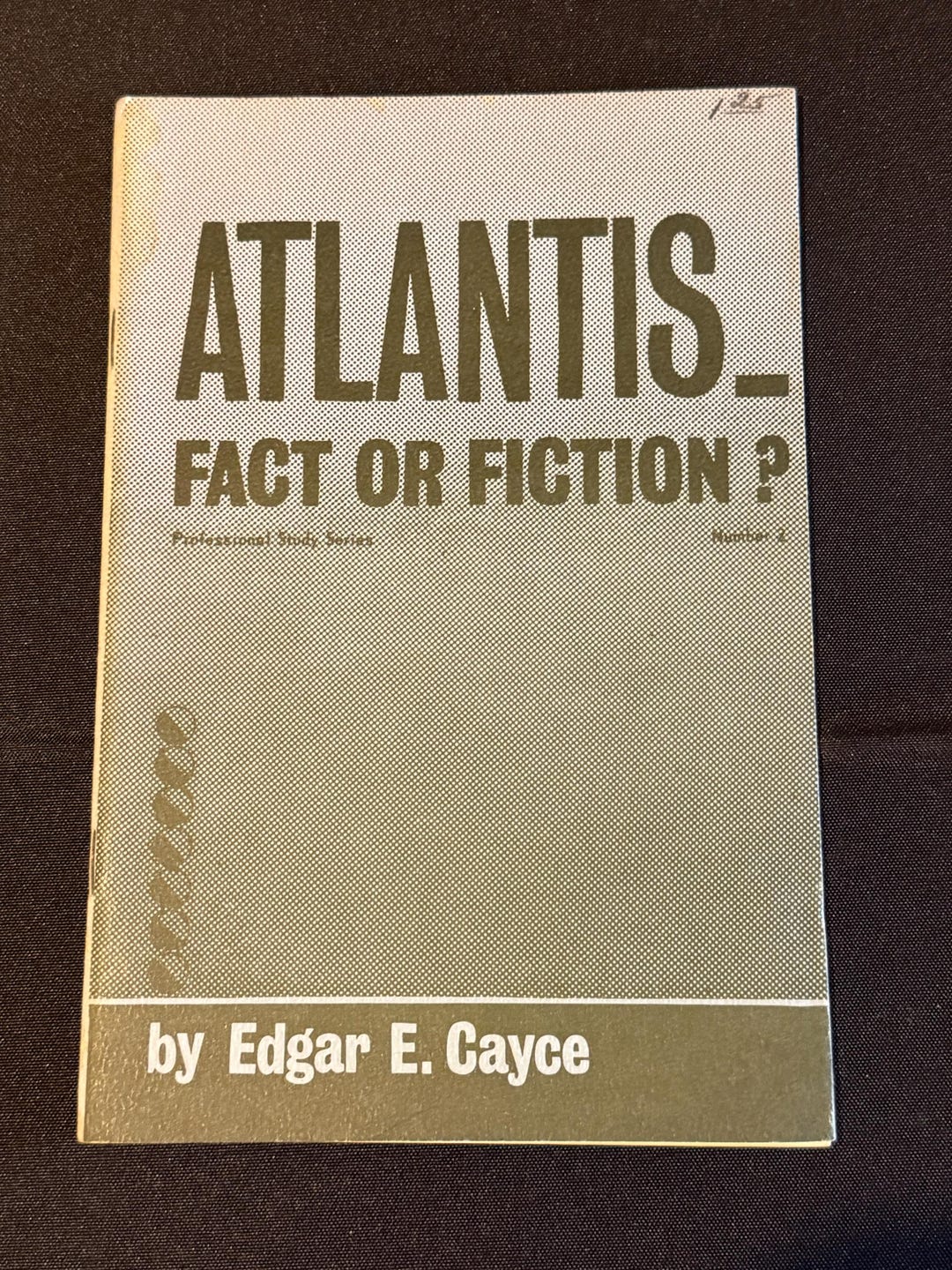 Atlantis - Fact or Fiction? 1968 1960s Edgar Cayce Vintage Paperback ...