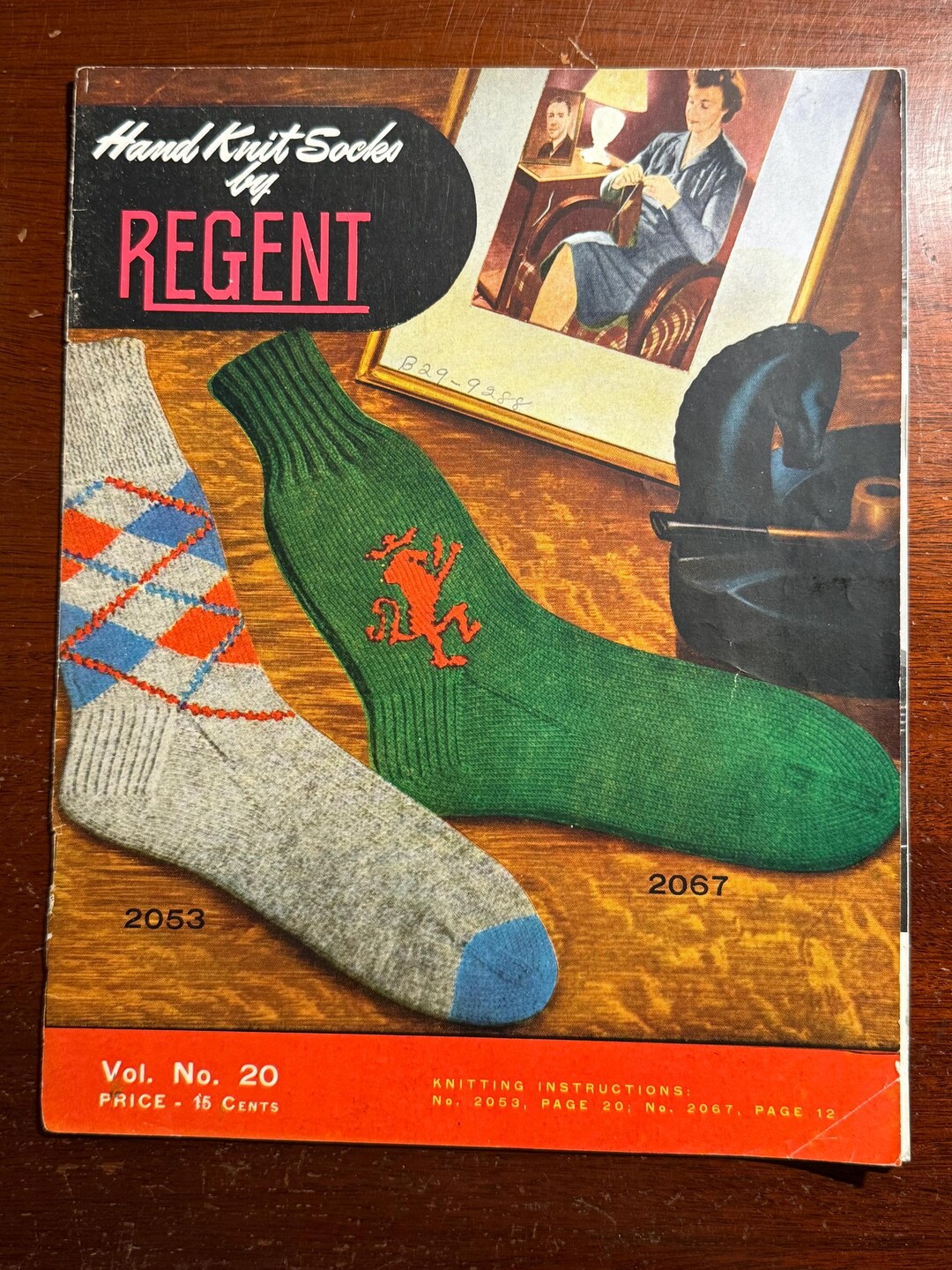 Hand Knit Socks by Regent Vol. No. 20 Vintage Paperback Booklet - Etsy