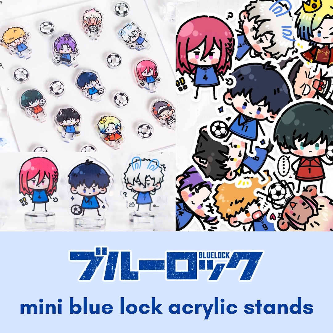 Blue Lock Mini Acrylic Stands (blind Box/random) | Isagi Chigiri Nagi ...