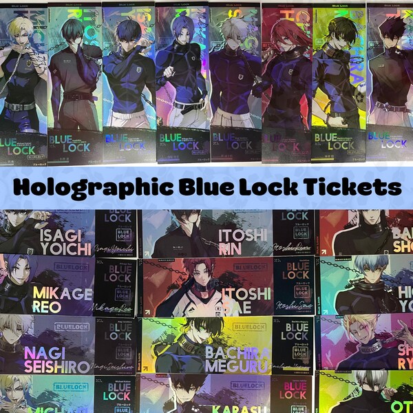 Blue Lock Stickers - Etsy