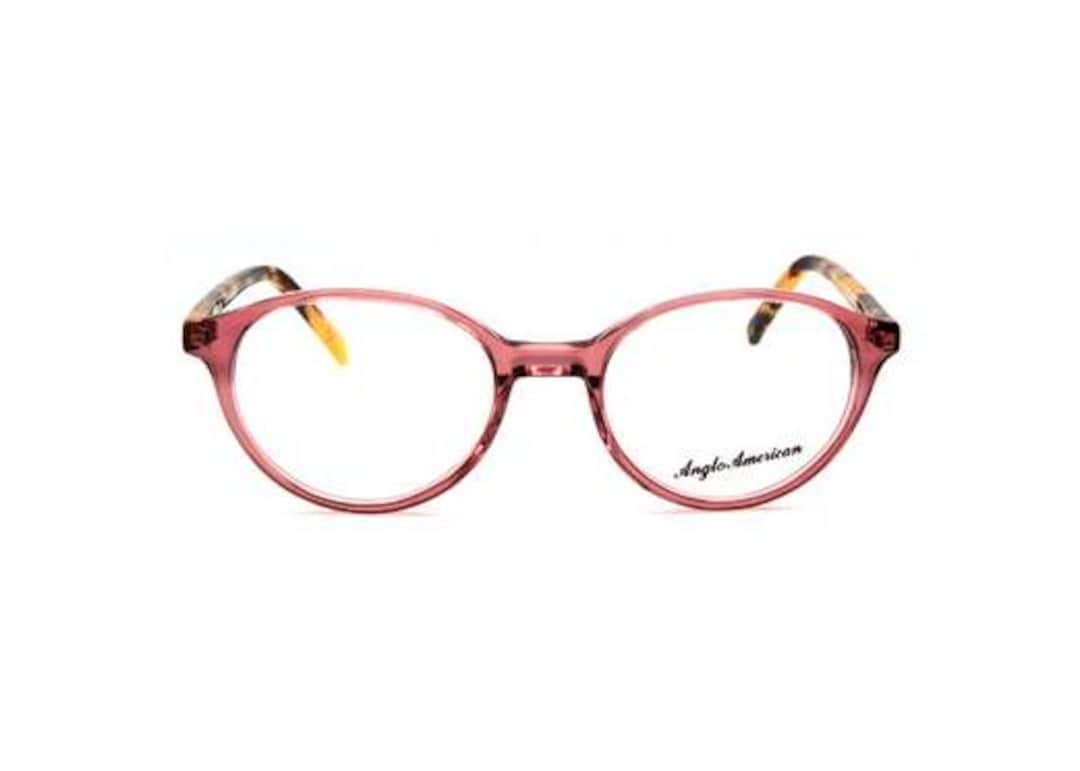 Anglo American Panto Shaped Two Tone Pink and Tortoiseshell Effect ...